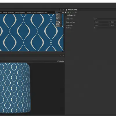 Wallpaper 43 SBSAR | SBSAR Textures